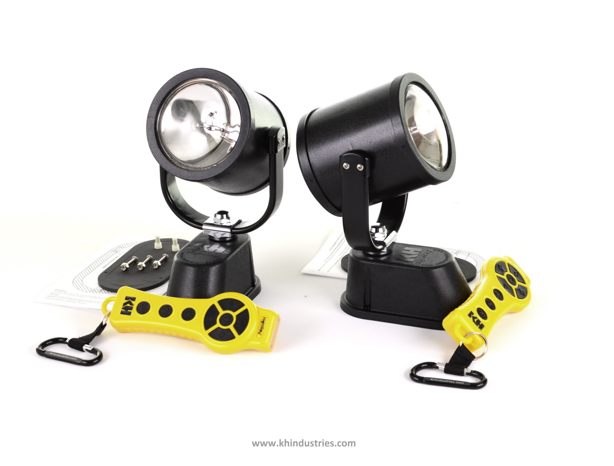NightRay LR Wireless Spotlight System: Two 100,000-cp Spot/500,000-cp ...